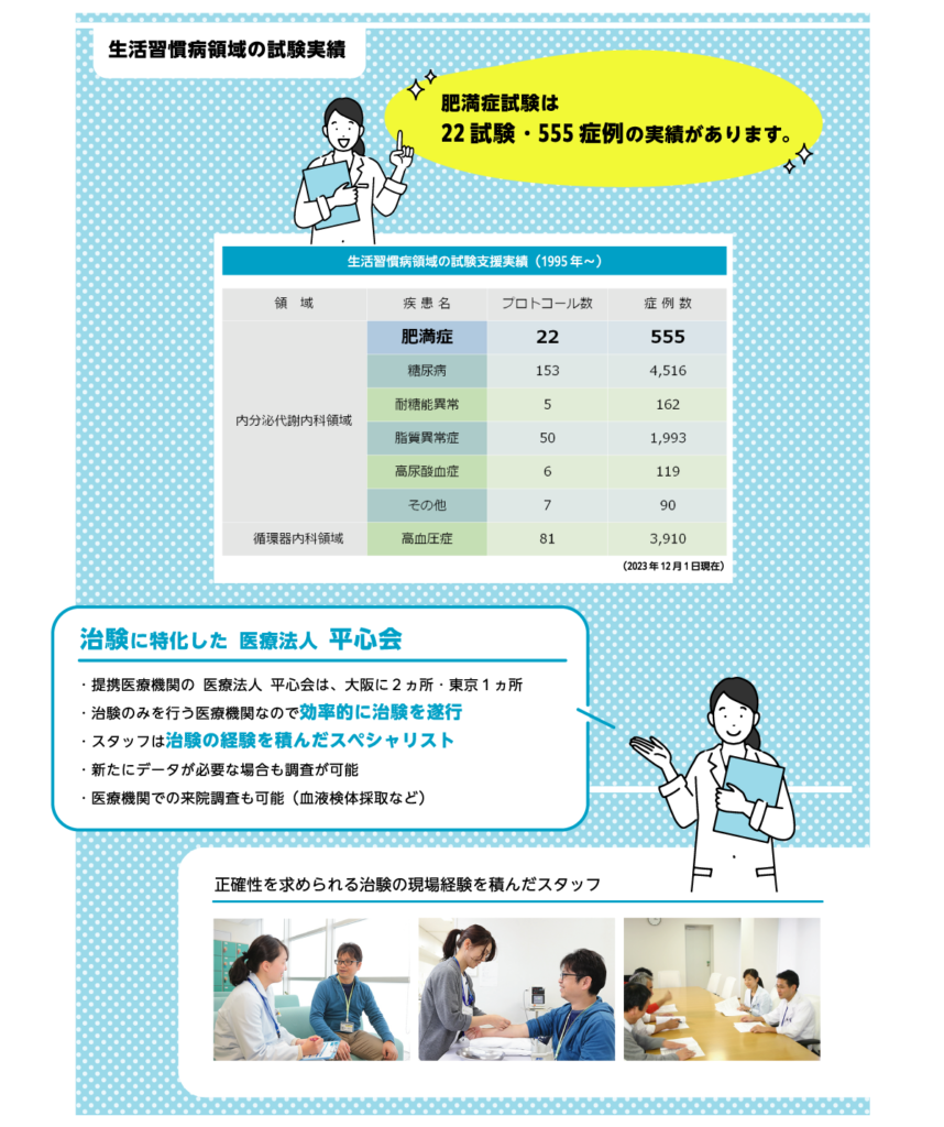 肥満症の試験 成功の秘訣｜ボランティアの声 | InCROM